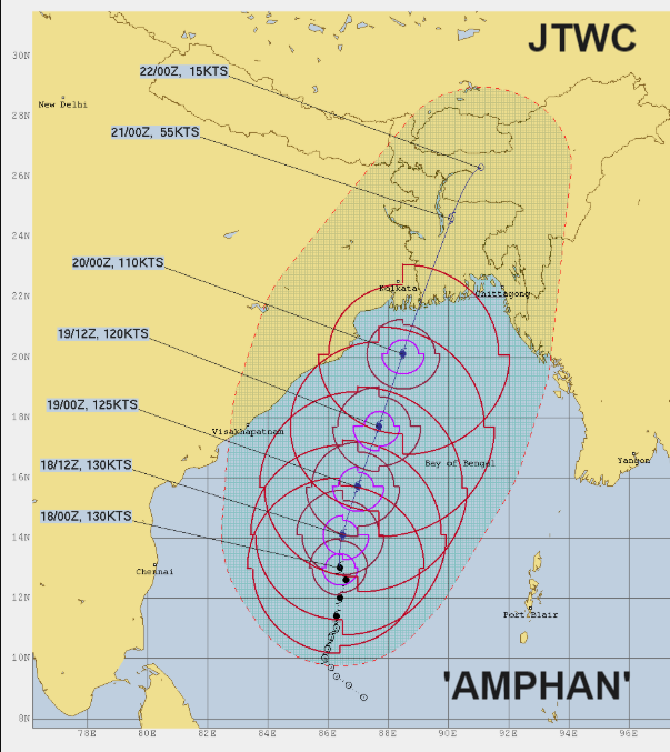 Cyclone AMPHAN - Super cyclonic storm BoB |﻿ Hurricanes, Cyclones and ...