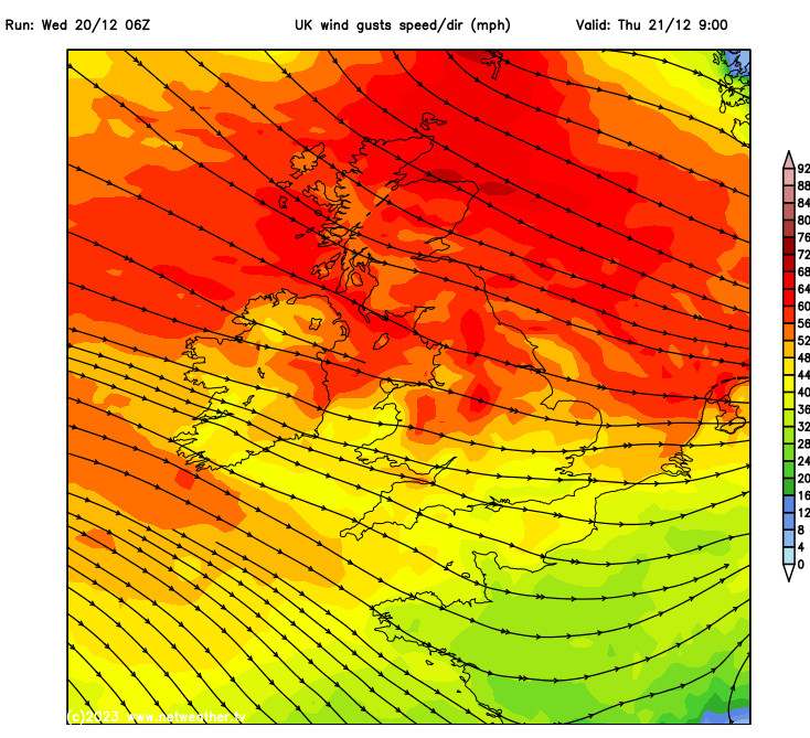Storm Pia (DMI) Thursday 21st |﻿ Storms & Severe Weather