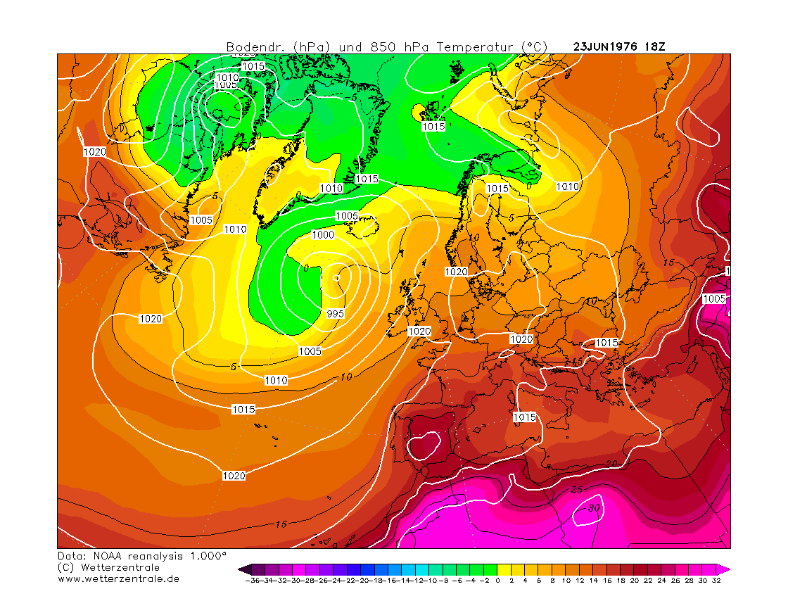Summer 1976 synoptics in the current climate |﻿ Autumn Weather Discussion
